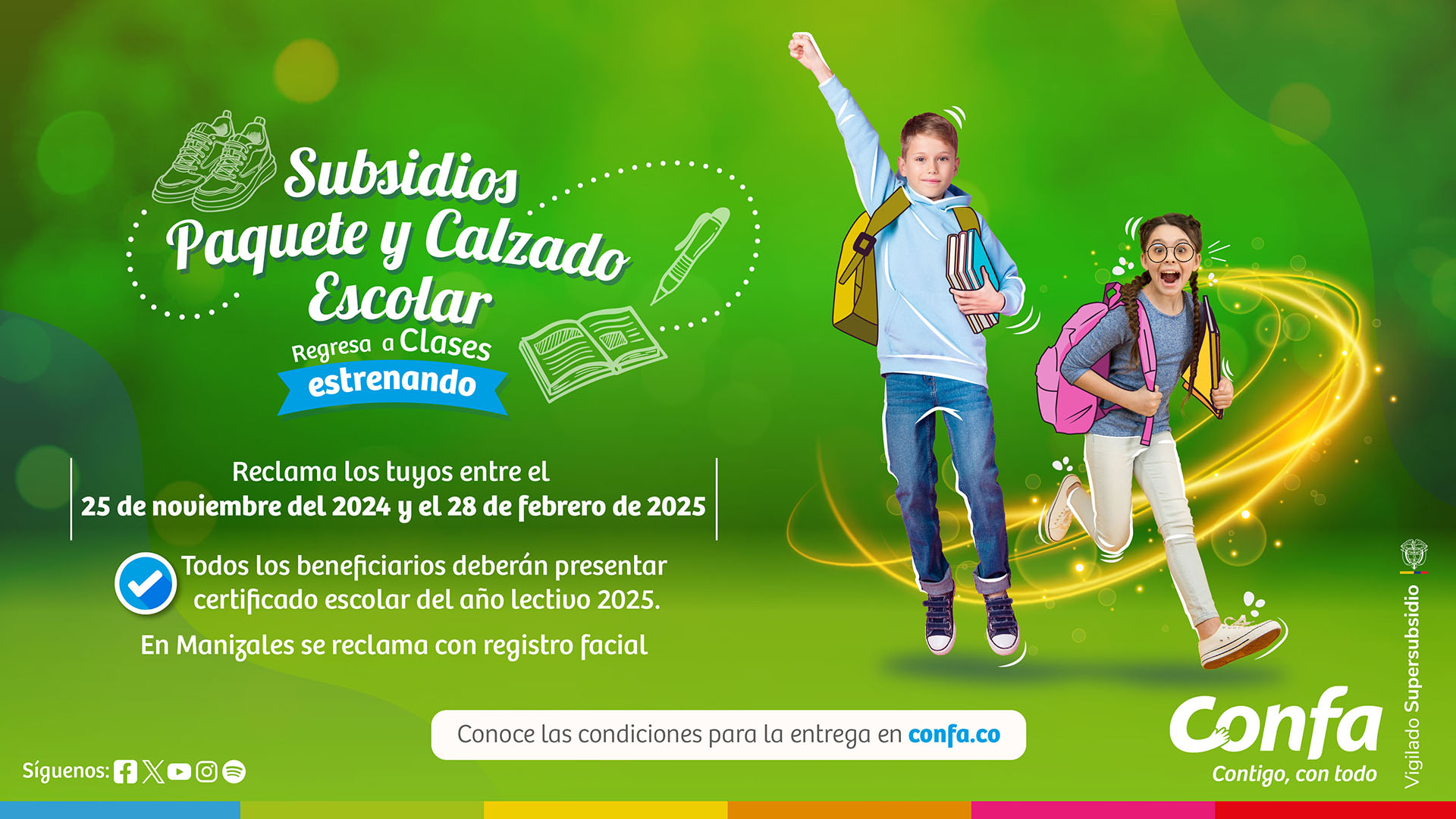 Confa inicia la entrega de los Subsidios de Paquete y Calzado Escolar ...